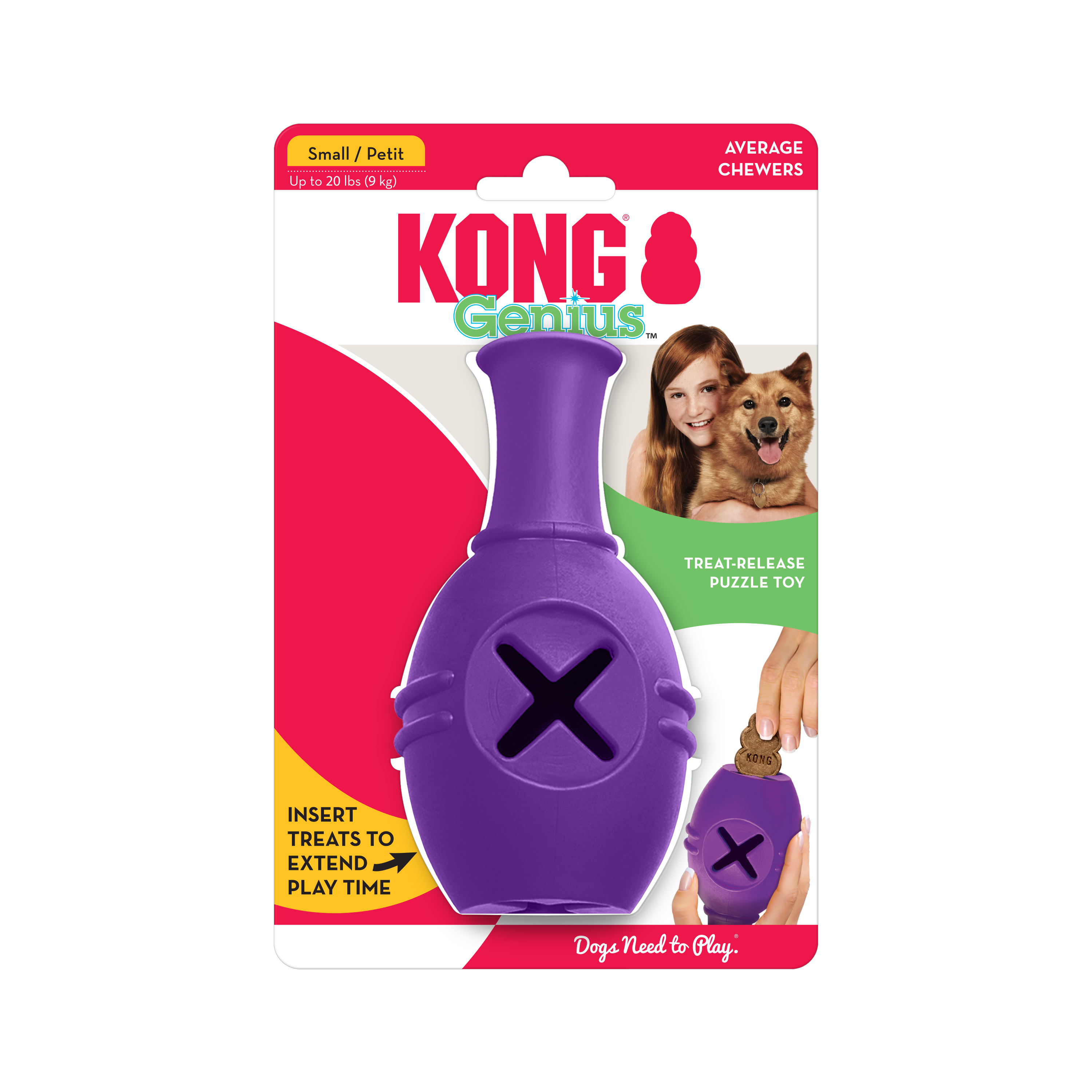 KONG Genius Leo Dog Toys – HalloPets
